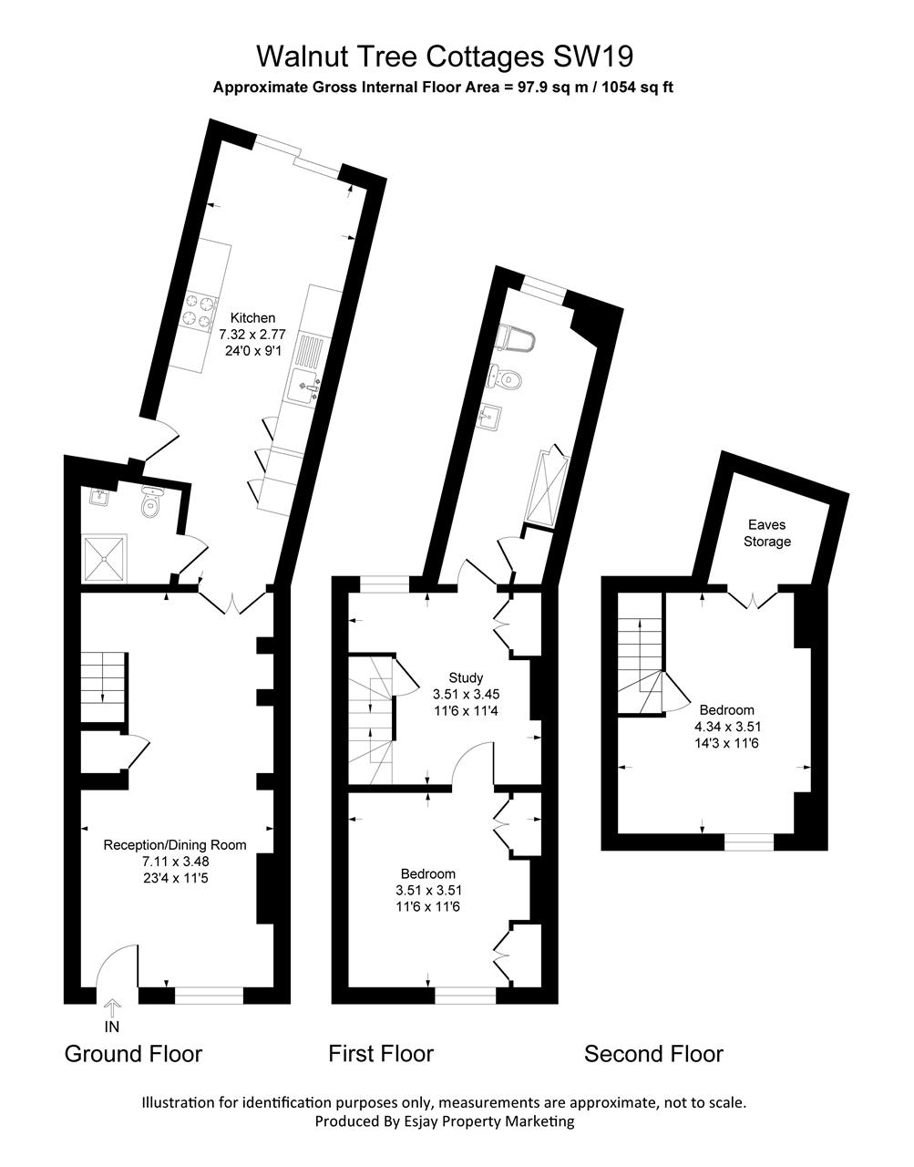 Walnut Tree Cottages, London SW19, 2 bedroom terraced house for sale ...