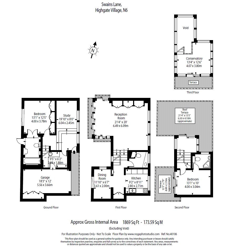 2 bed semi-detached house for sale in Swains Lane, Highgate, London N6 ...