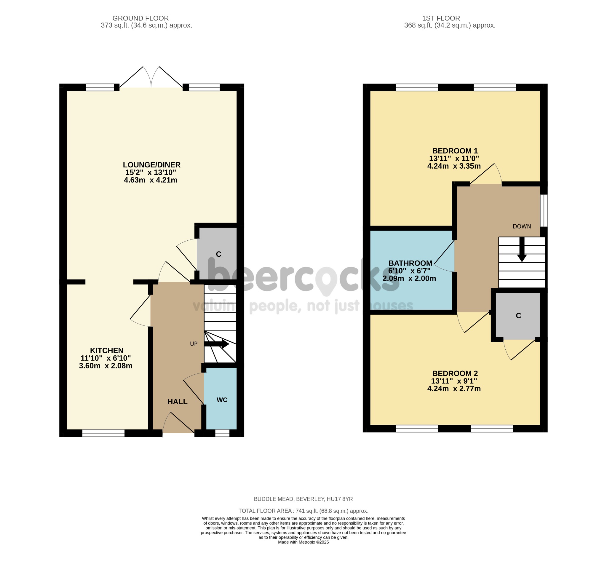 Buddle Mead, Beverley HU17, 2 bedroom end terrace house for sale ...