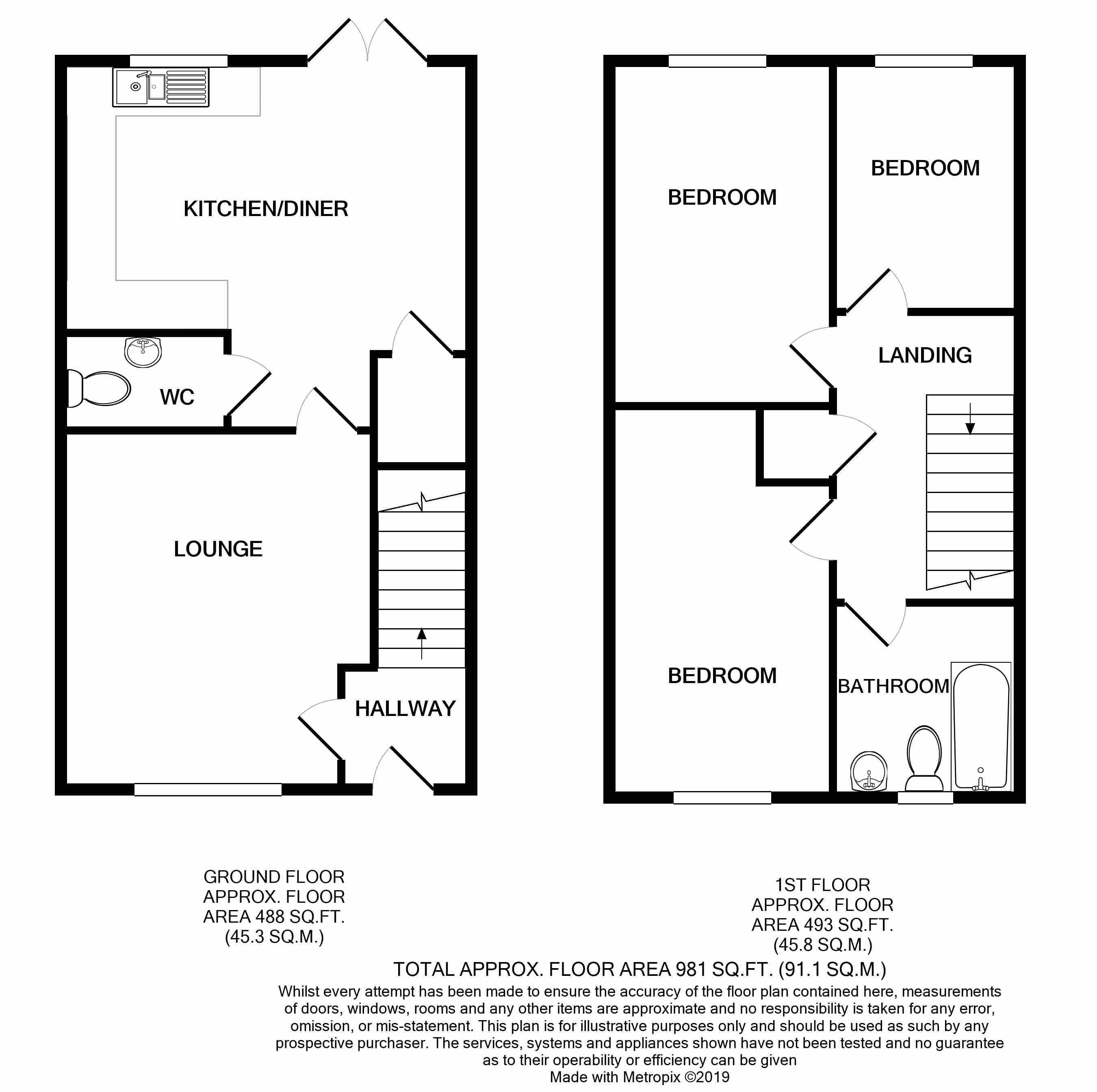 New home, 3 bed terraced house for sale in Plot 5, Sudbrook, Caldicot ...