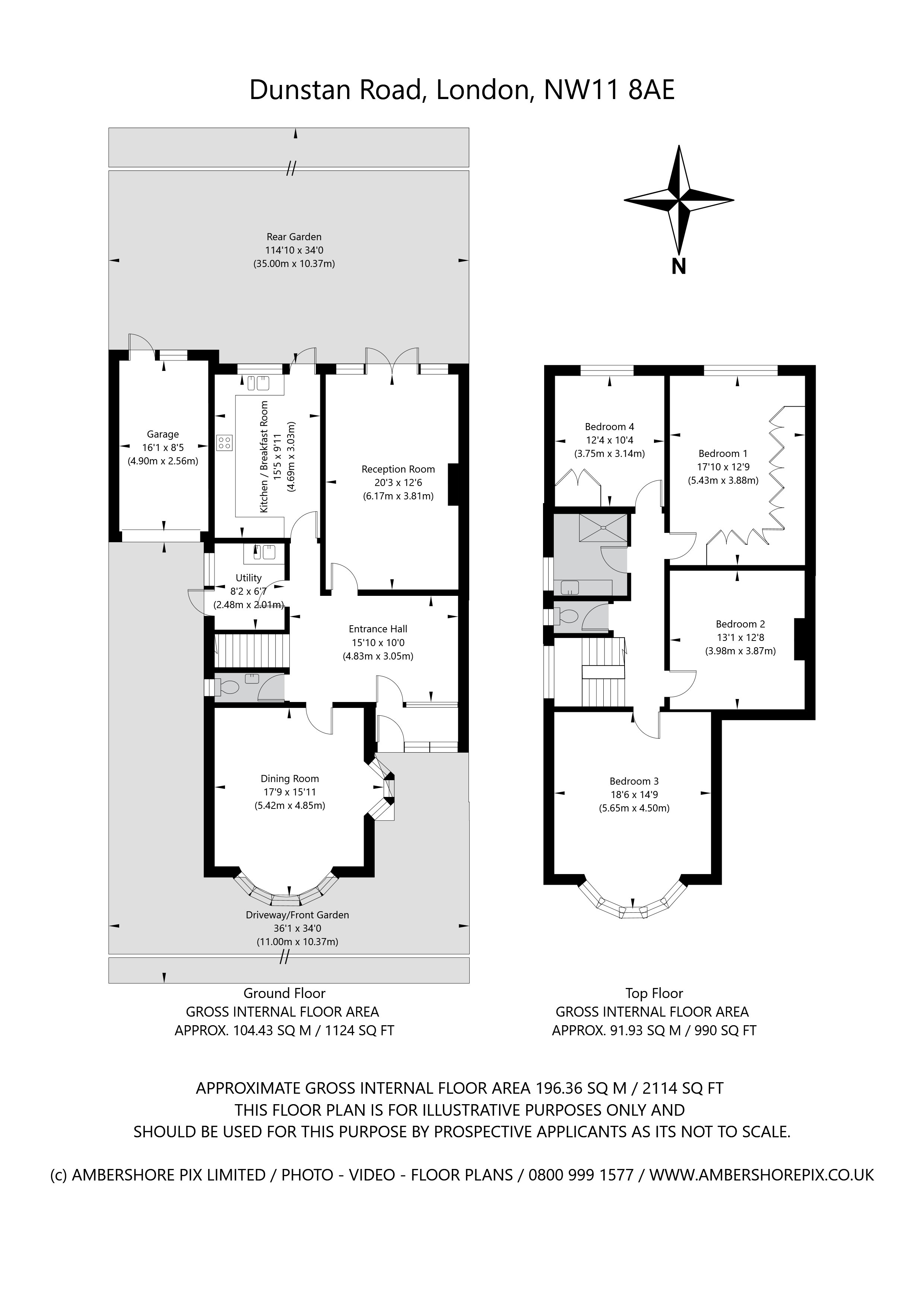 Dunstan Road, London NW11, 4 bedroom detached house for sale - 64096151 ...
