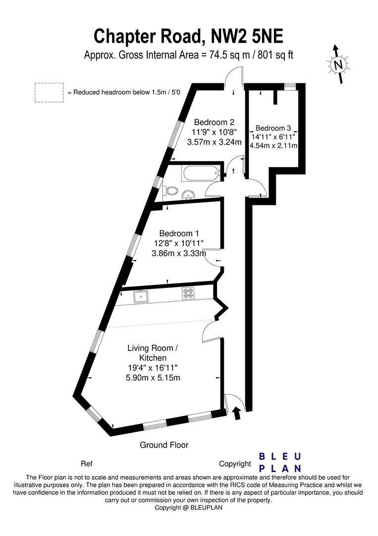 Chapter Road, London NW2, 3 bedroom maisonette for sale - 60766388 ...