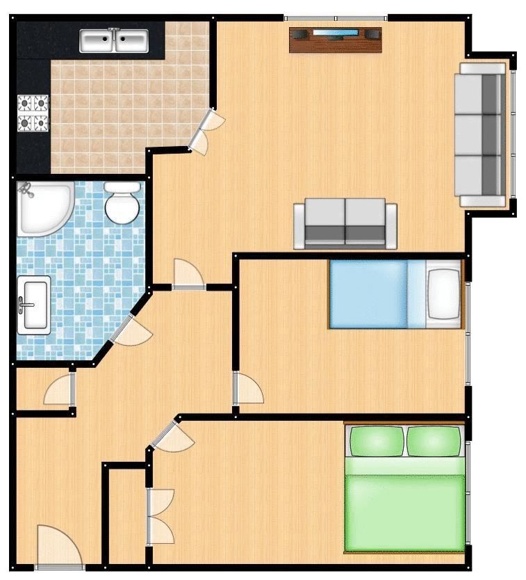 Pinhigh Place, Salford M6, 2 bedroom flat for sale - 61690429 ...
