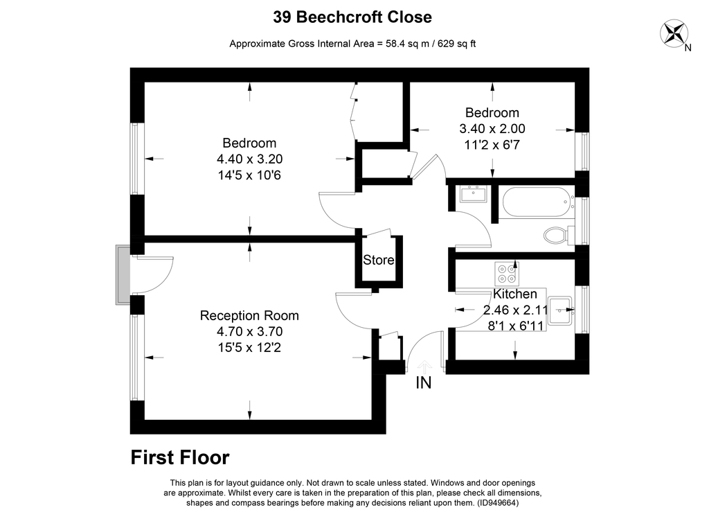Beechcroft Close, Valley Road, Streatham SW16, 2 bedroom flat for sale ...