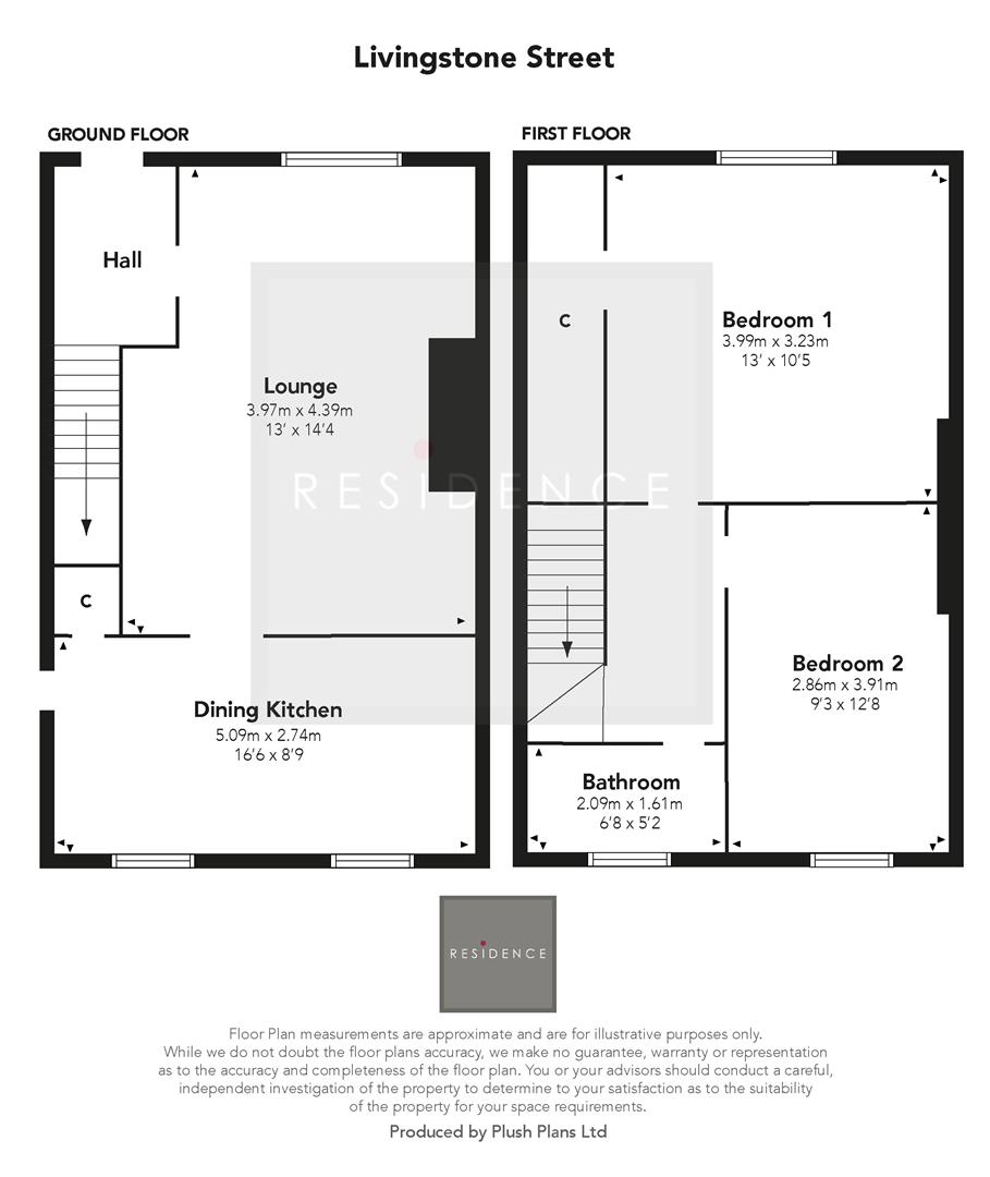 Livingstone Street, Hamilton, Hamilton ML3, 2 bedroom semi-detached ...