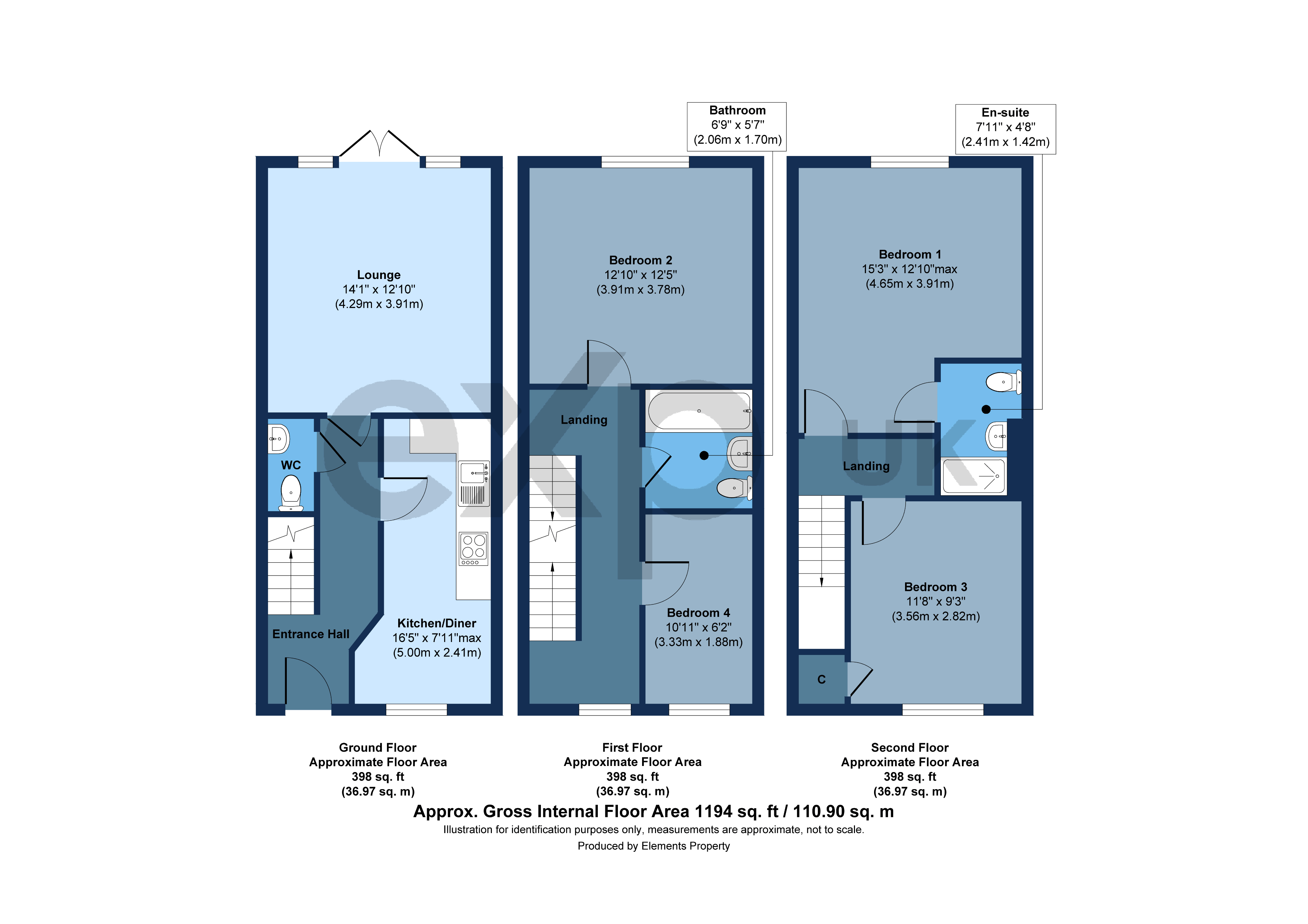 Spittal Hardwick Lane, Castleford WF10, 4 bedroom town house for sale ...