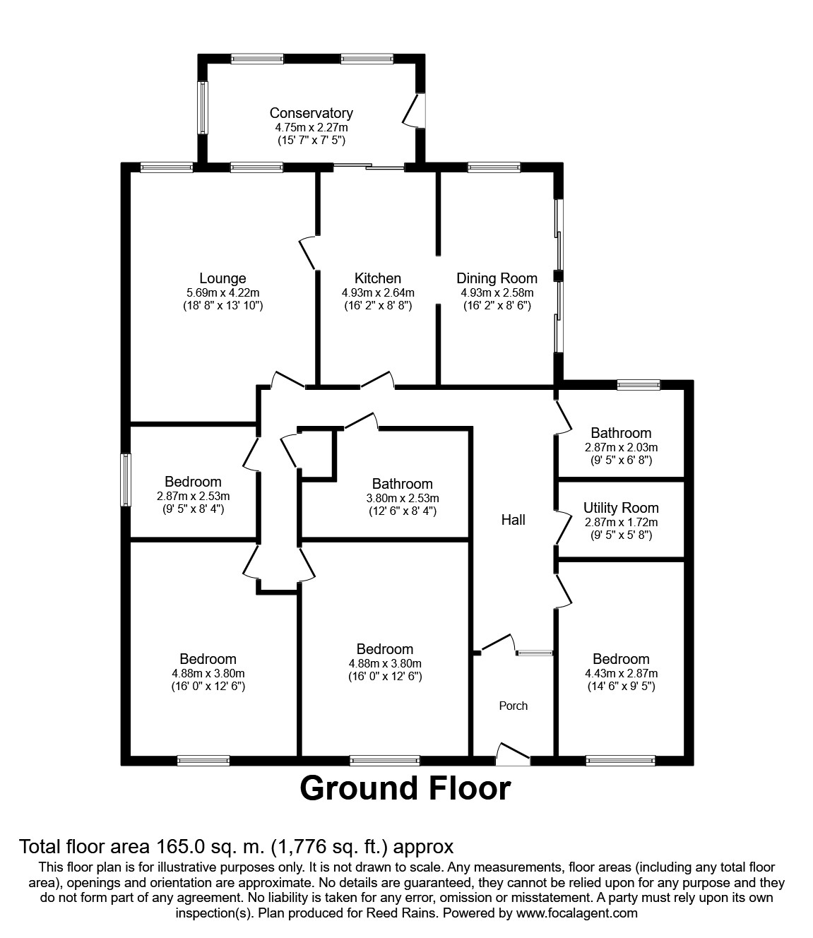 4 bed bungalow for sale in Selby Road, Garforth, Leeds, West Yorkshire ...