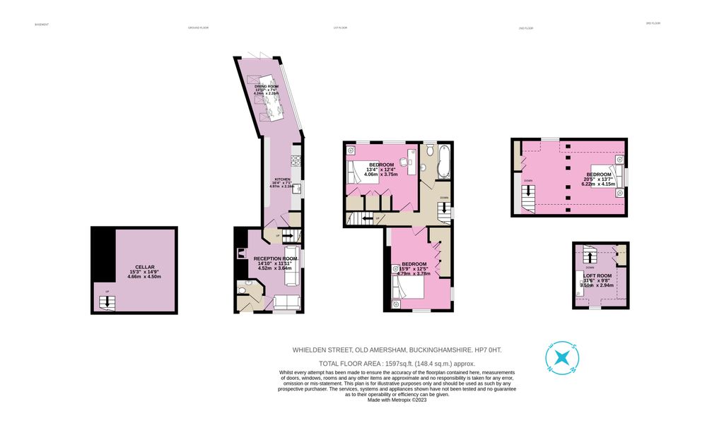Whielden Street, Amersham HP7, 3 bedroom end terrace house for sale ...