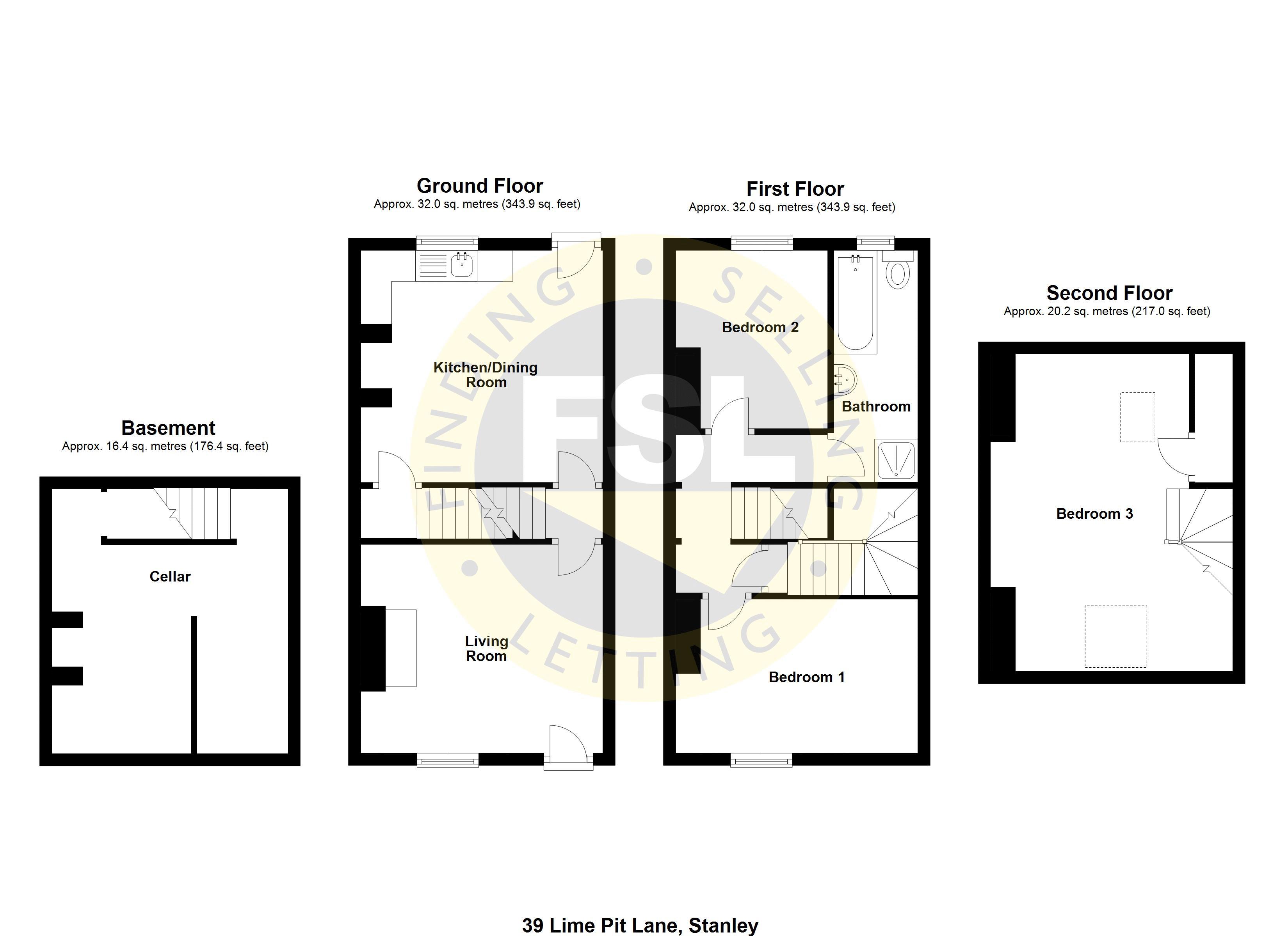 3 bed terraced house for sale in Lime Pit Lane, Stanley, Wakefield WF3 ...