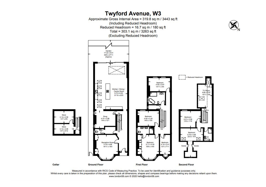 Twyford Avenue, London W3, 6 bedroom end terrace house for sale ...