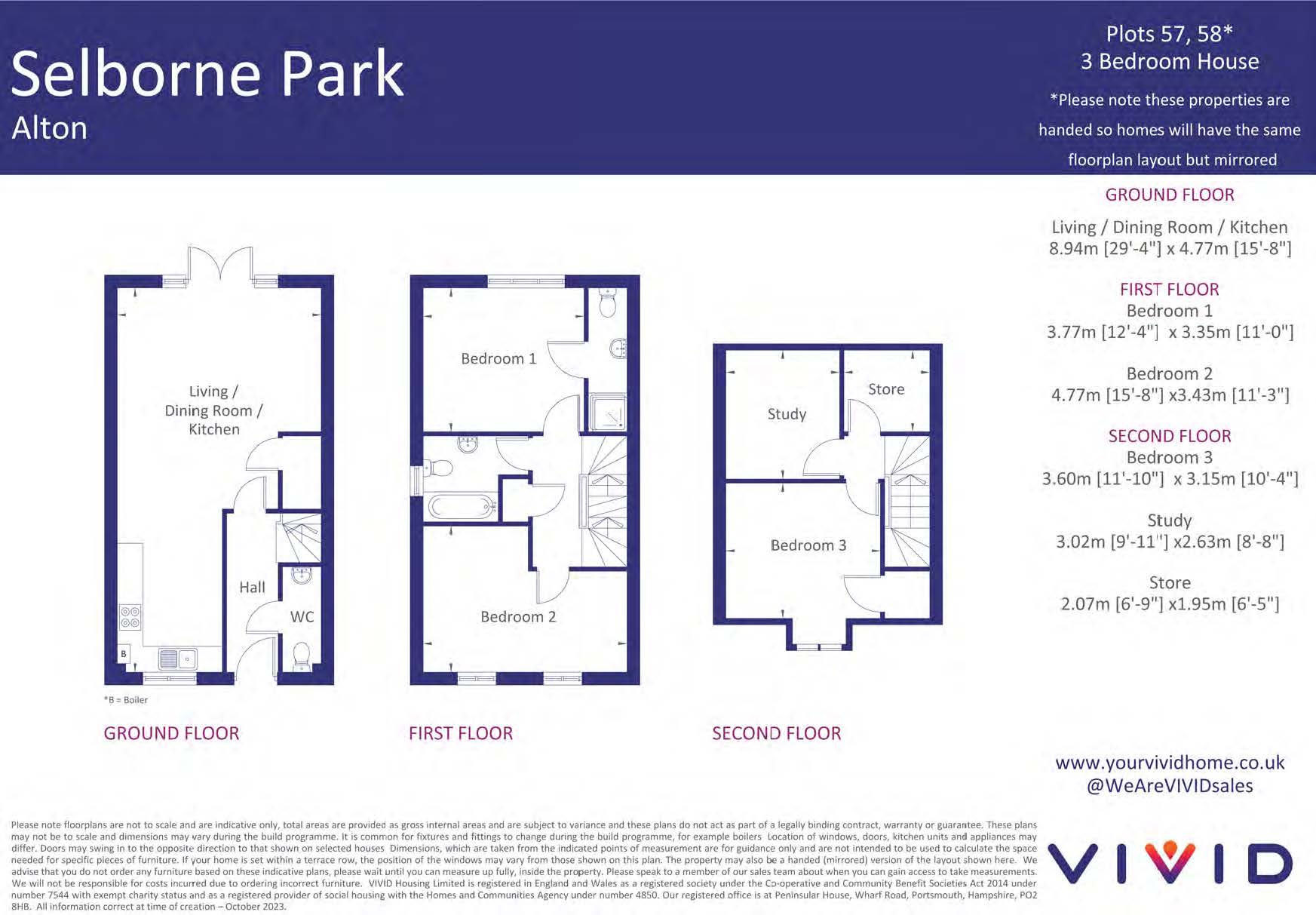 Vivid @ Selborne Park, Alton, Hampshire GU34, 3 bedroom semi-detached ...