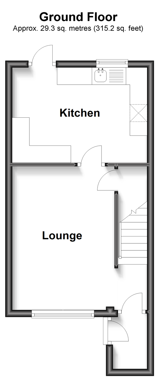 Junction Close, Ford, Arundel, West Sussex BN18, 2 bedroom terraced ...