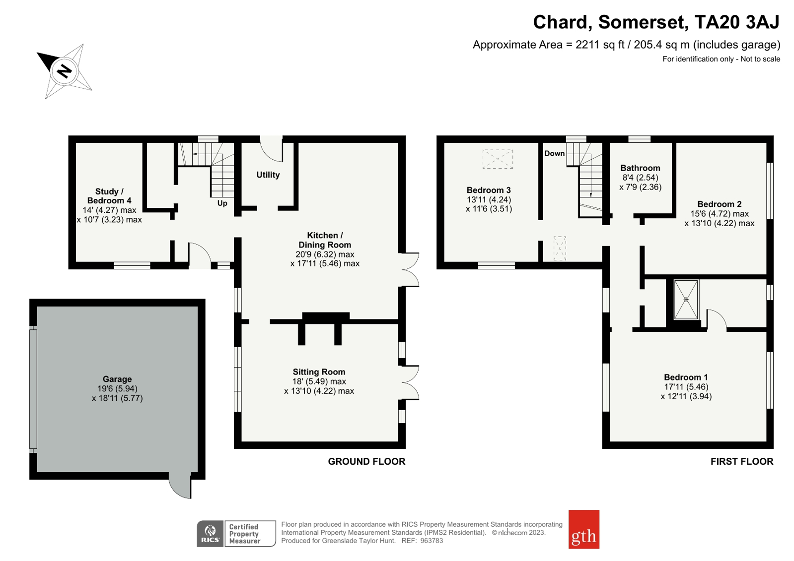 Stoopers View, Chardleigh Green, Chard, Somerset TA20, 4 bedroom ...