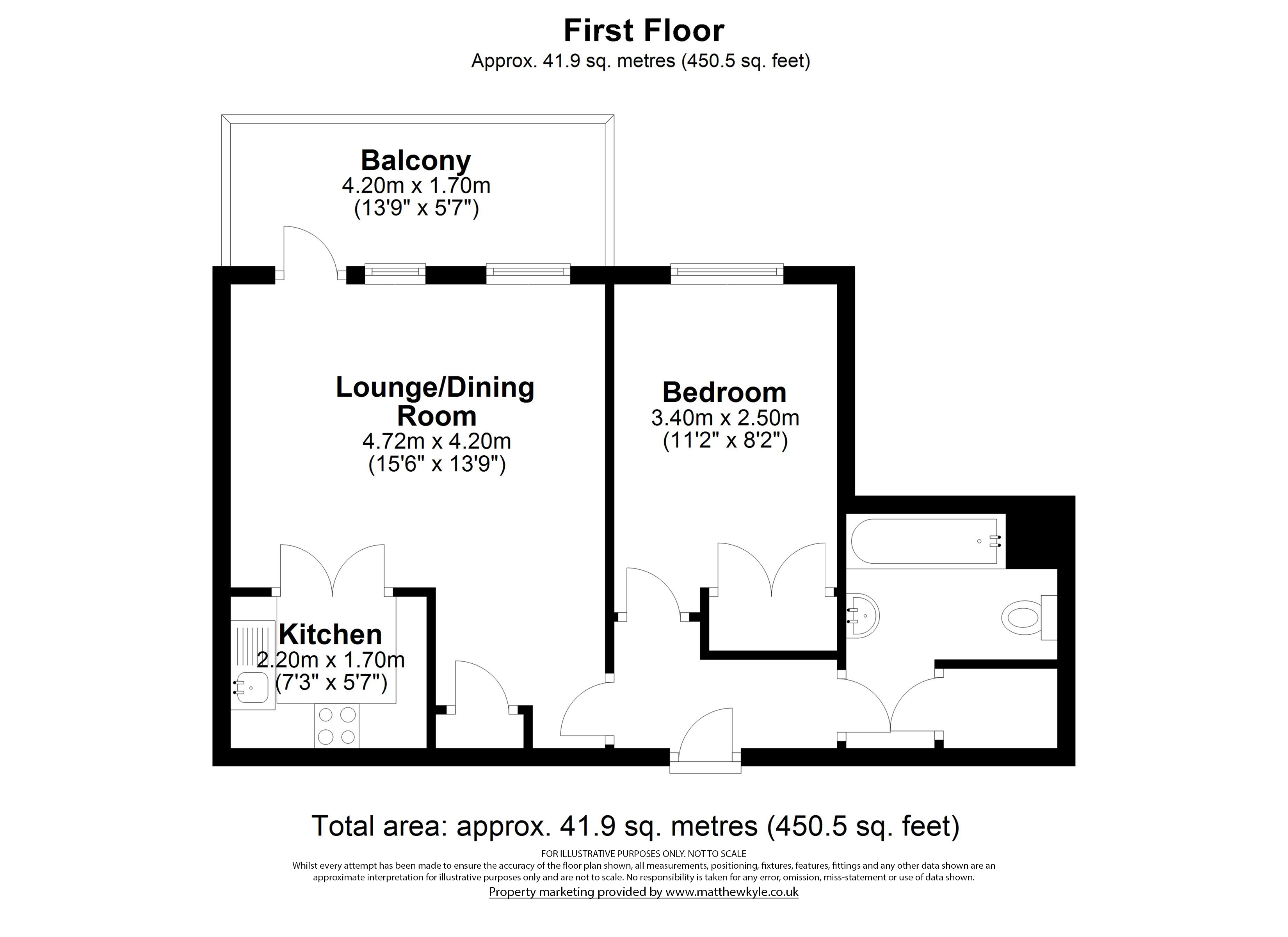 Pinetree Court, Danestrete, Stevenage SG1, 1 bedroom flat for sale ...