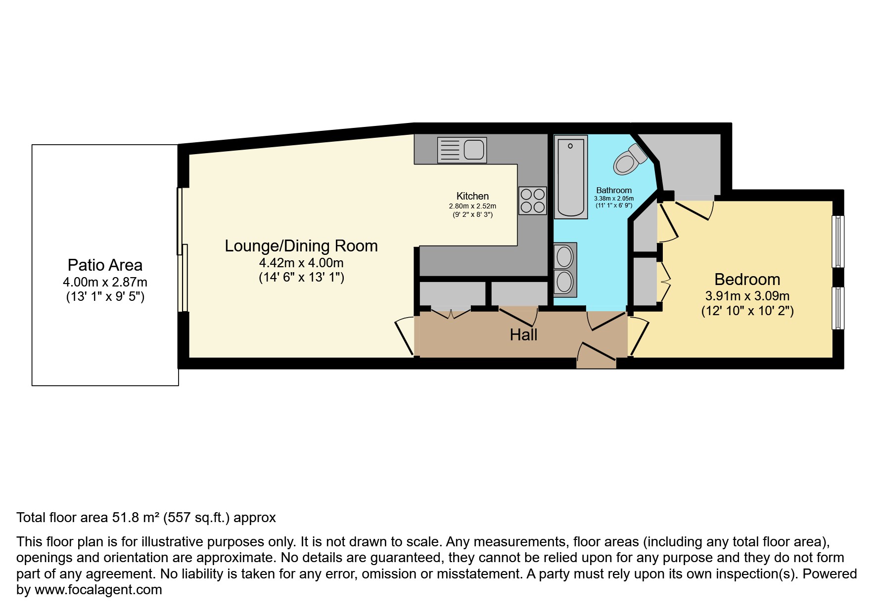Maple Road, London SE20, 1 bedroom flat for sale - 69027604 | PrimeLocation