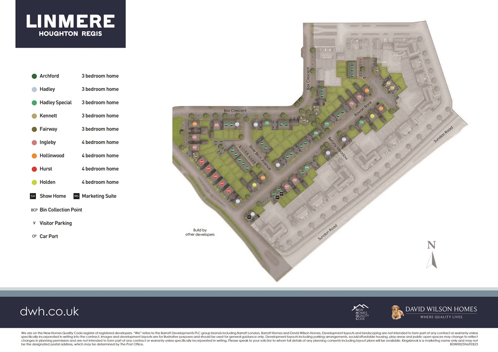 "Ingleby" at Rowan Bank, Houghton Regis, Dunstable LU5, 4 bedroom ...