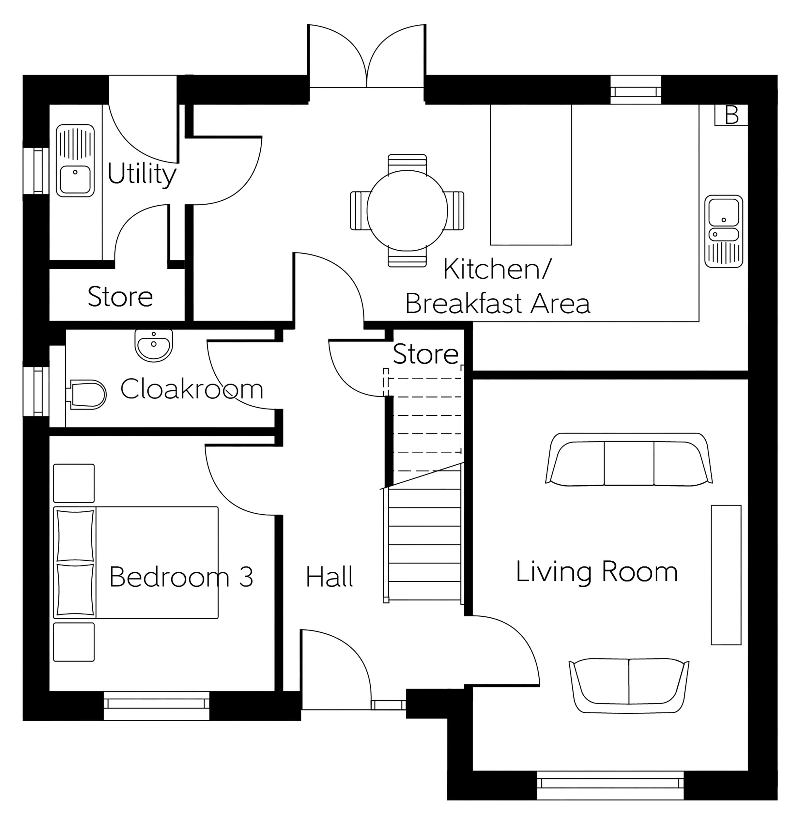 "The Bramshaw" at The Wisp, Edinburgh EH16, 3 bedroom detached house ...
