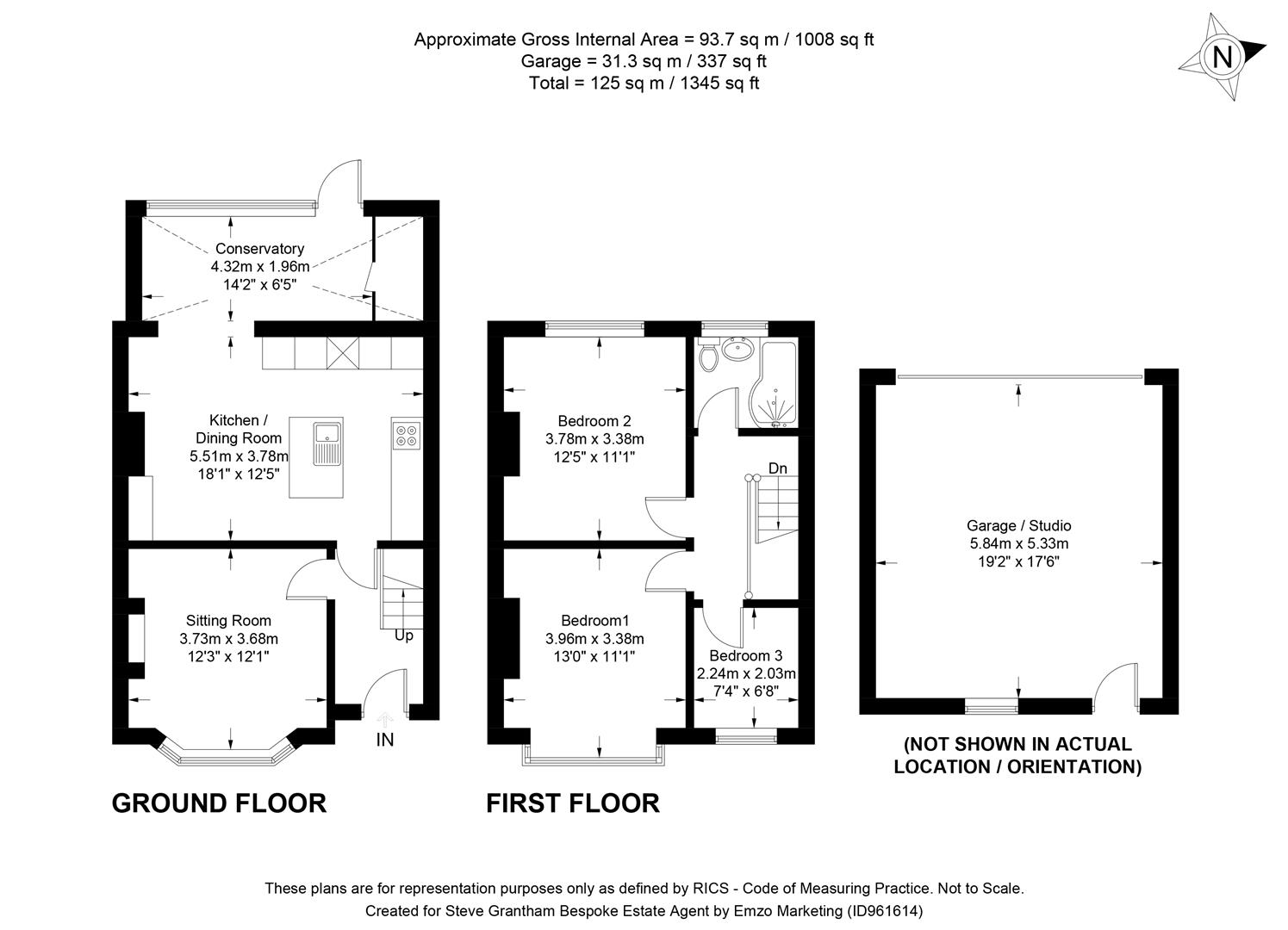 Court Lane, Drayton, Portsmouth PO6, 3 bedroom end terrace house for ...