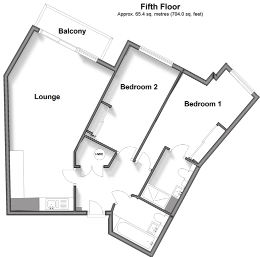 Ifield Road, West Green, Crawley, West Sussex RH11, 2 bedroom flat for ...