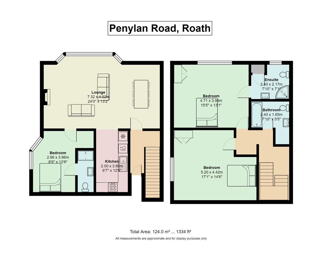 Pen-Y-Lan Road, Roath, Cardiff CF24, 3 bedroom flat to rent - 64165975 ...