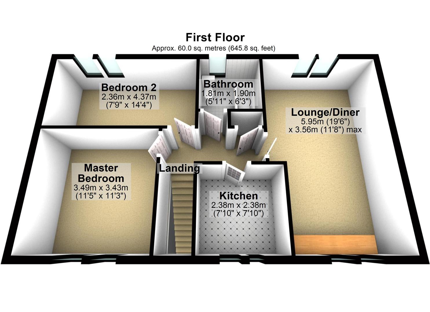 Calico Crescent, Carrbrook, Stalybridge SK15, 2 bedroom maisonette for ...