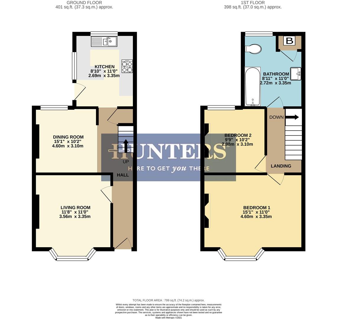 Mansfield Street, Bedminster, Bristol BS3, 2 bedroom terraced house for sale - 64483450 ...