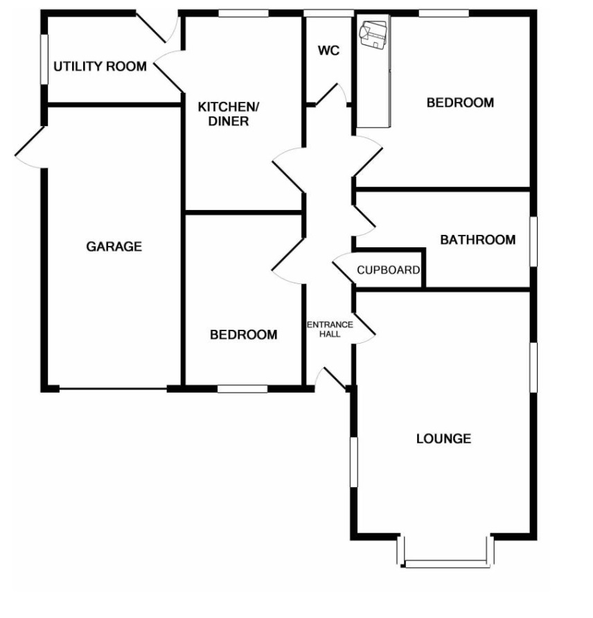 Woolpack Meadows, North Somercotes LN11, 2 bedroom bungalow for sale ...