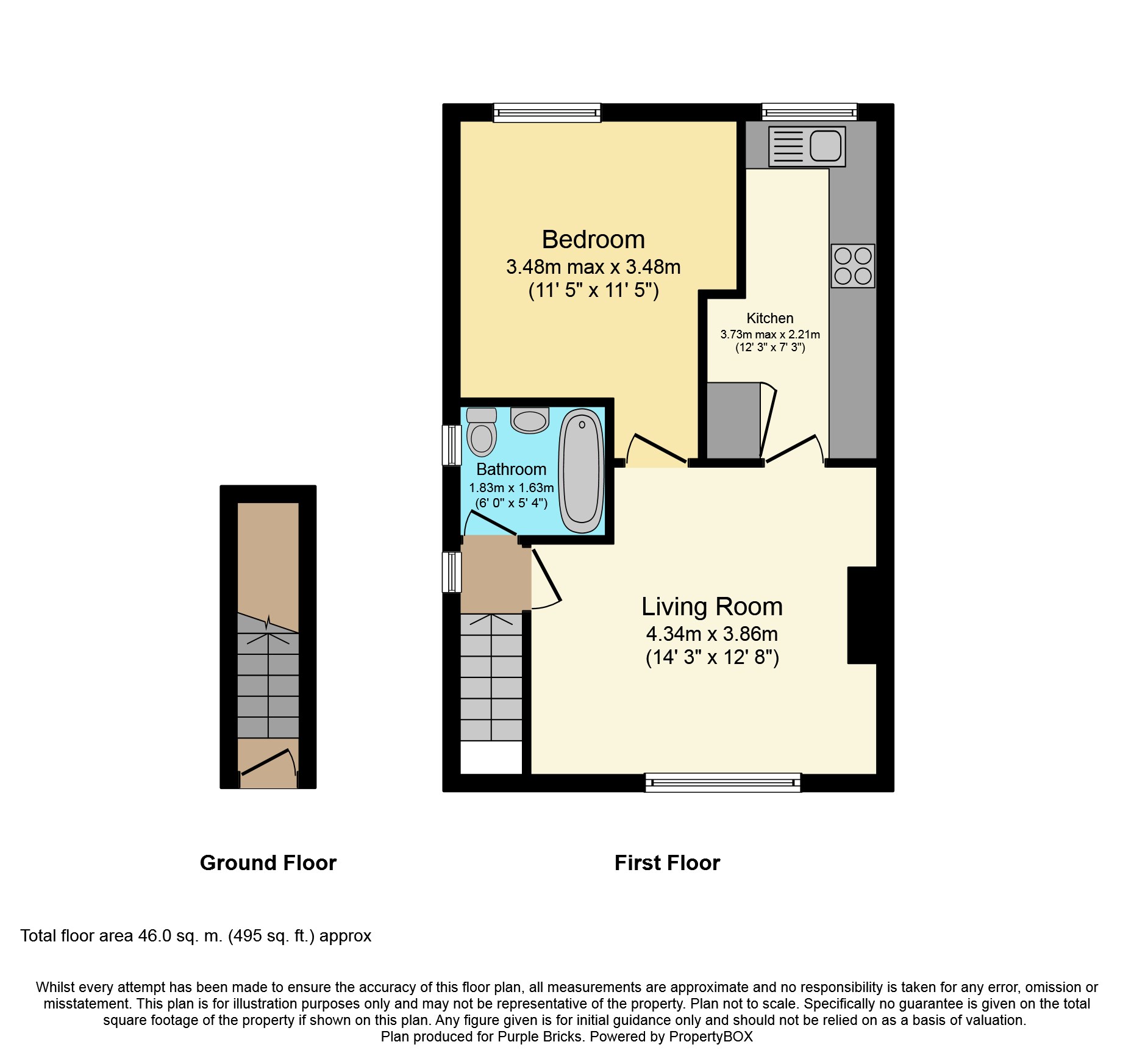 1 bed flat for sale in Worcester Grove, Perton, Wolverhampton WV6 - Zoopla