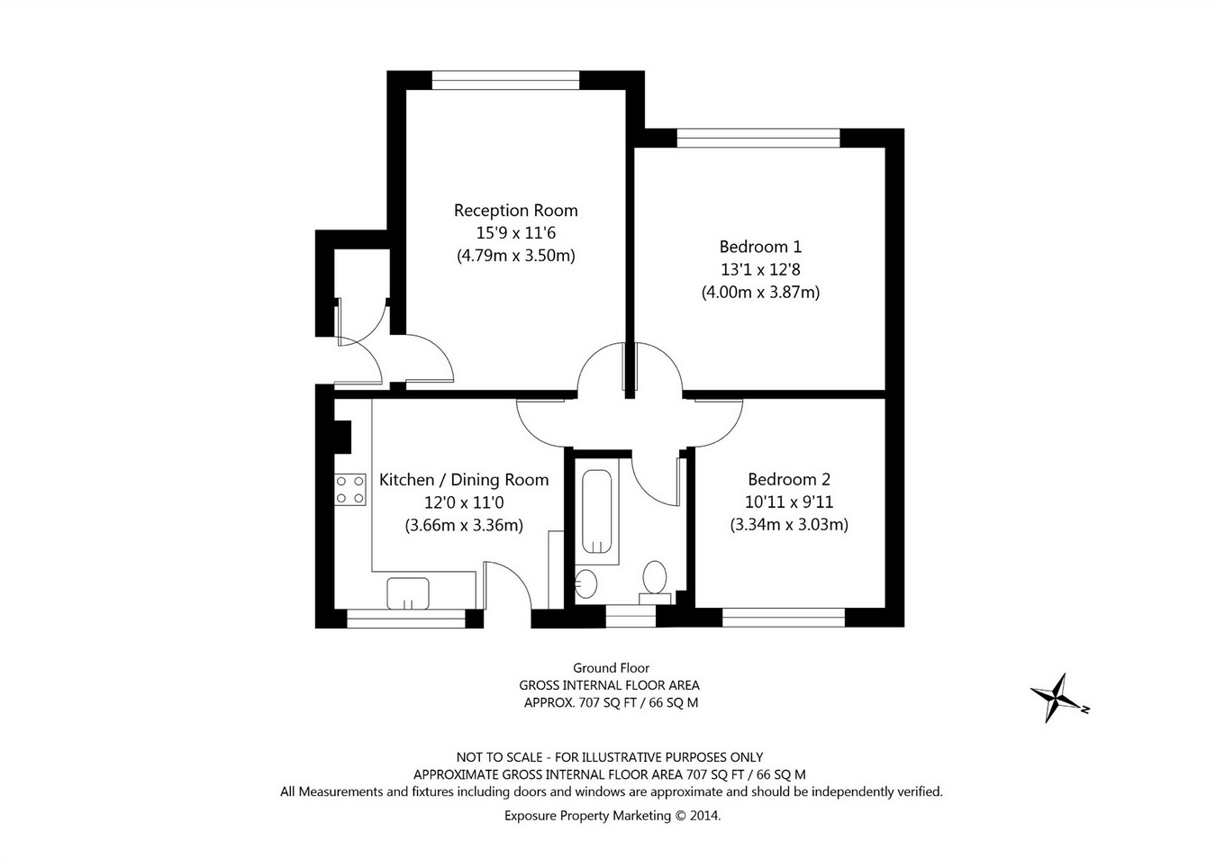 Free property report 58a, Woodlands Grove, York, YO31 1DZ - Chimnie