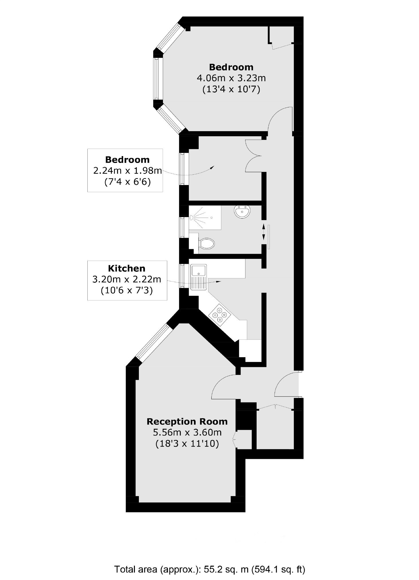 Upper Richmond Road, London SW15, 2 bedroom flat for sale - 66403412 ...