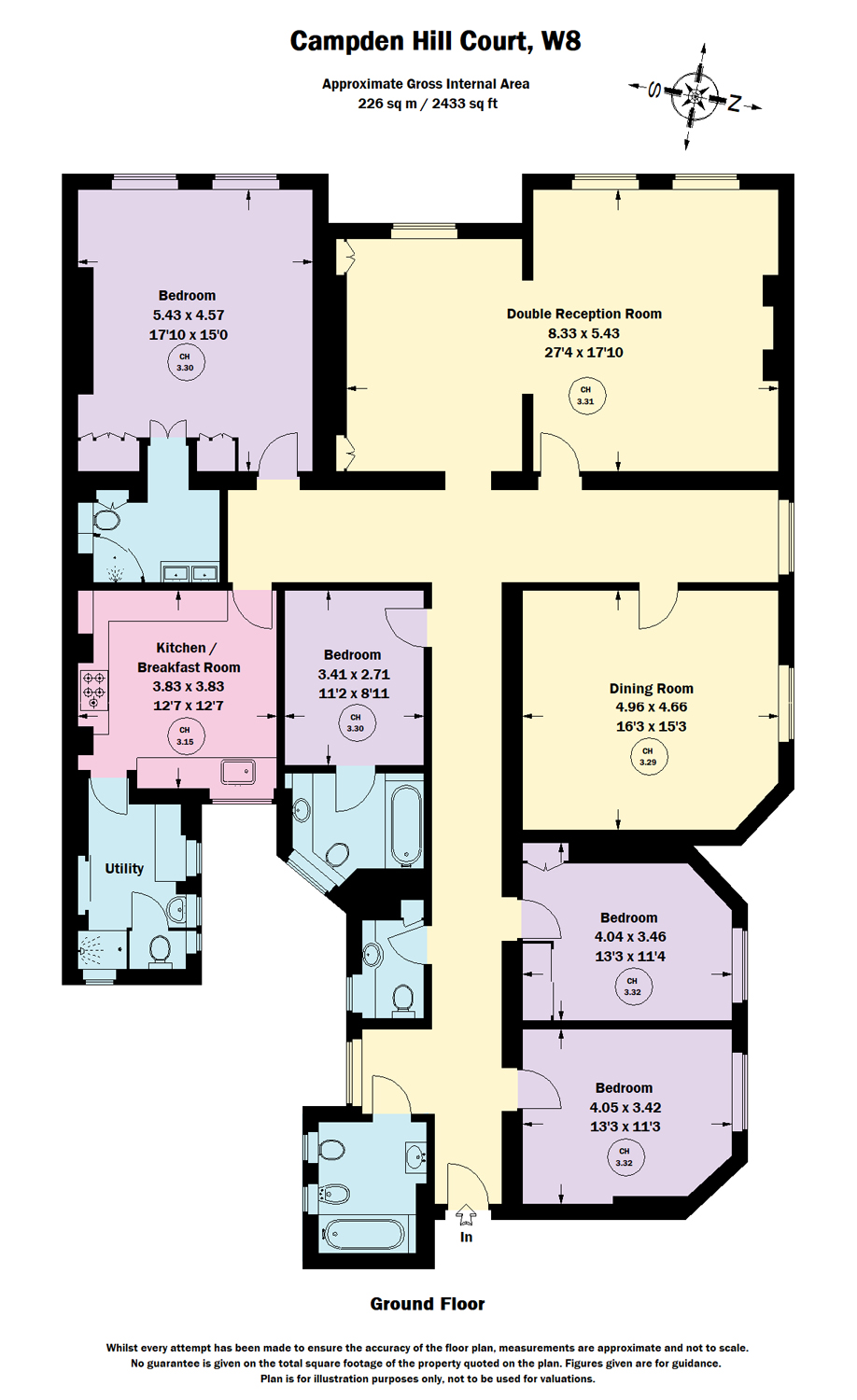 Campden Hill Court, Campden Hill Road, London W8, 4 bedroom flat for ...