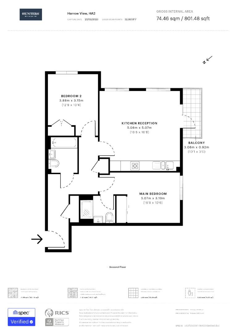 Harrow View, Harrow HA2, 2 bedroom flat for sale - 64042399 | PrimeLocation