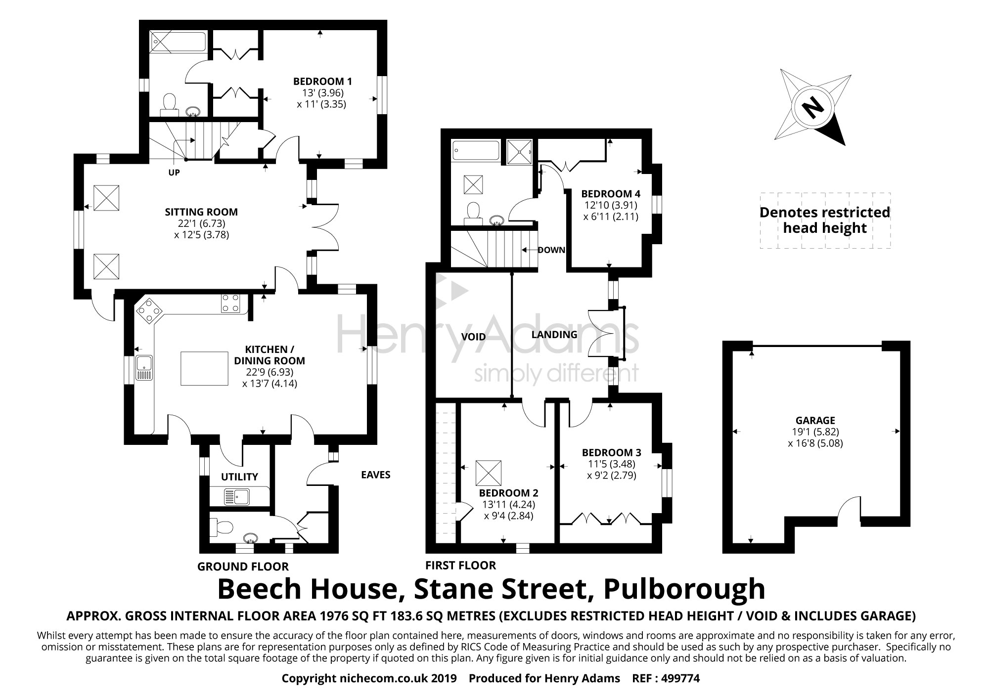 Free property report Beech House, Stane Street, Codmore Hill, RH20 1BQ ...
