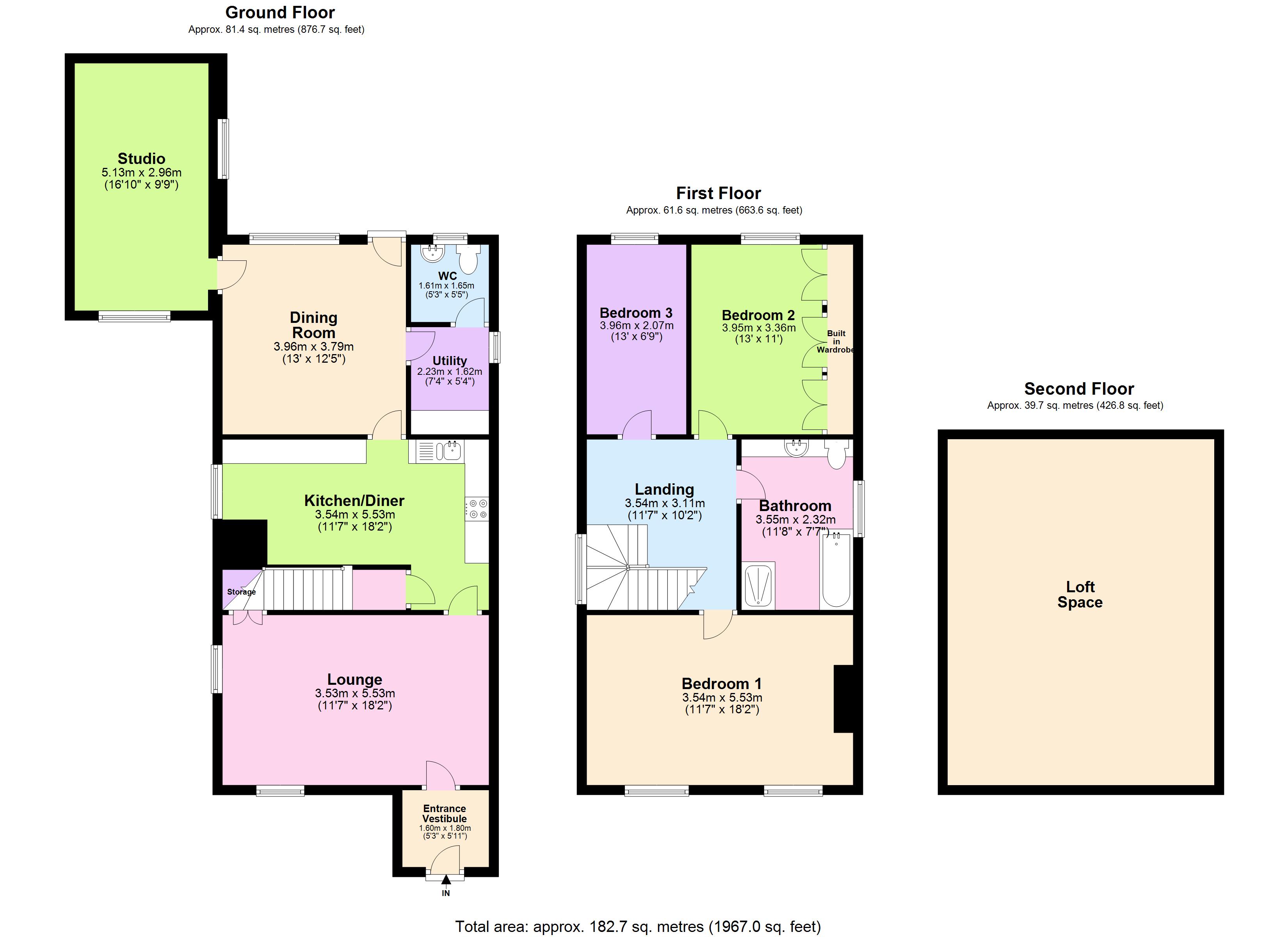 3 bed detached house for sale in Blackpool Road, Ashton-On-Ribble ...