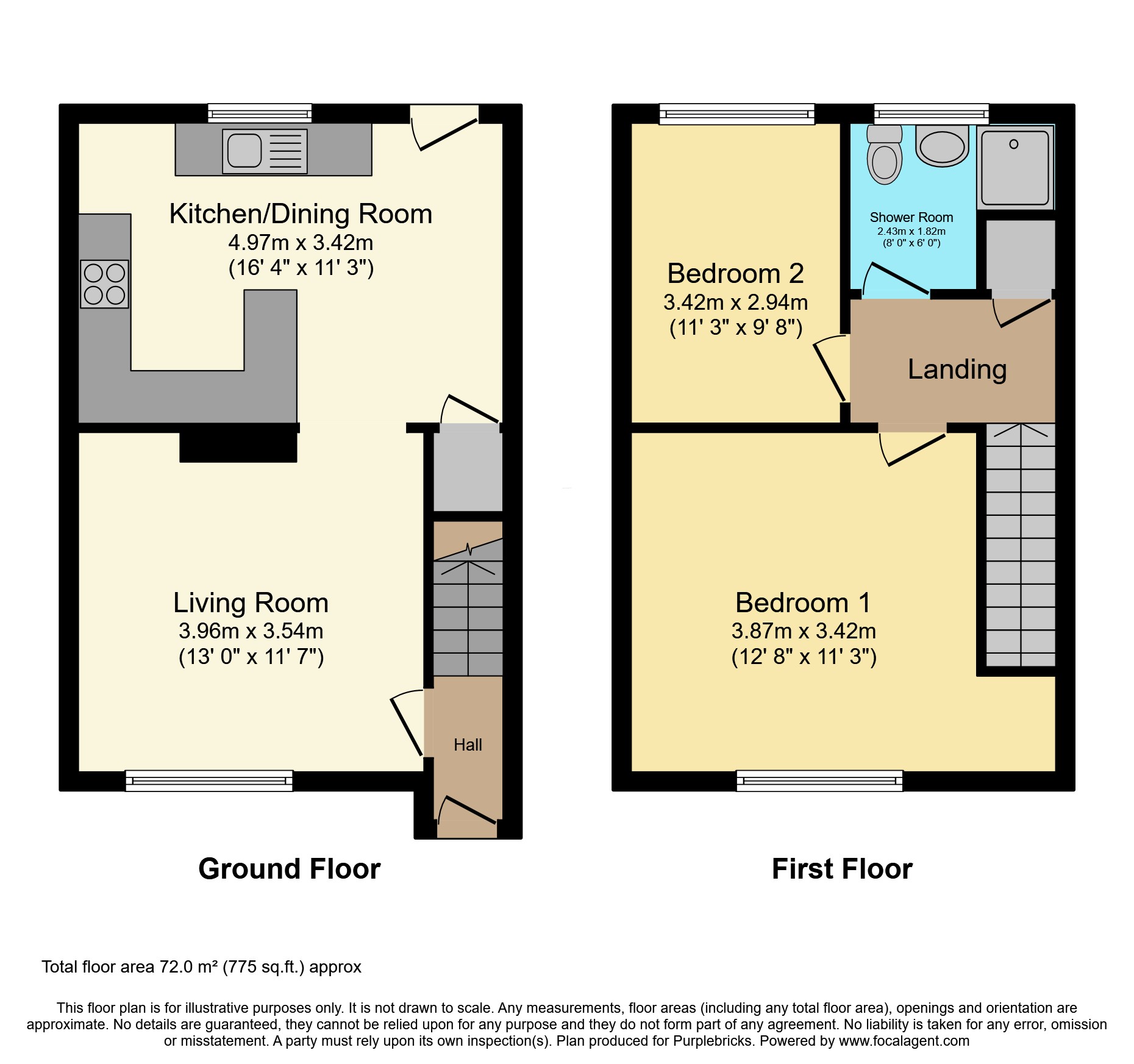 Fenwick Drive, Wrexham LL13, 2 bedroom semi-detached house for sale ...