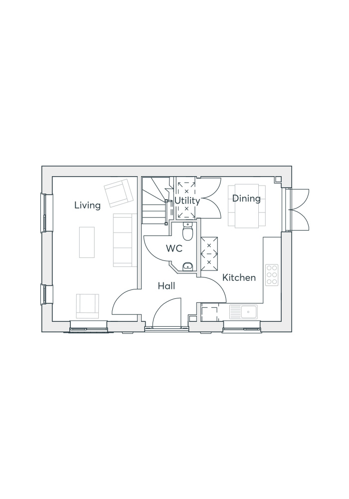 "The Paris - Plot 128" at Bristol Road South, Rednal, Birmingham B45, 4 ...