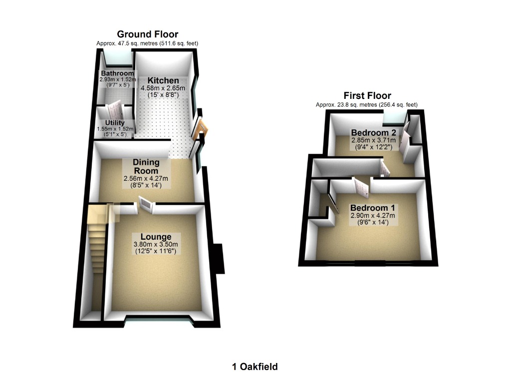 Old Wrexham Road, Gresford, Wrexham LL12, 2 bedroom end terrace house ...