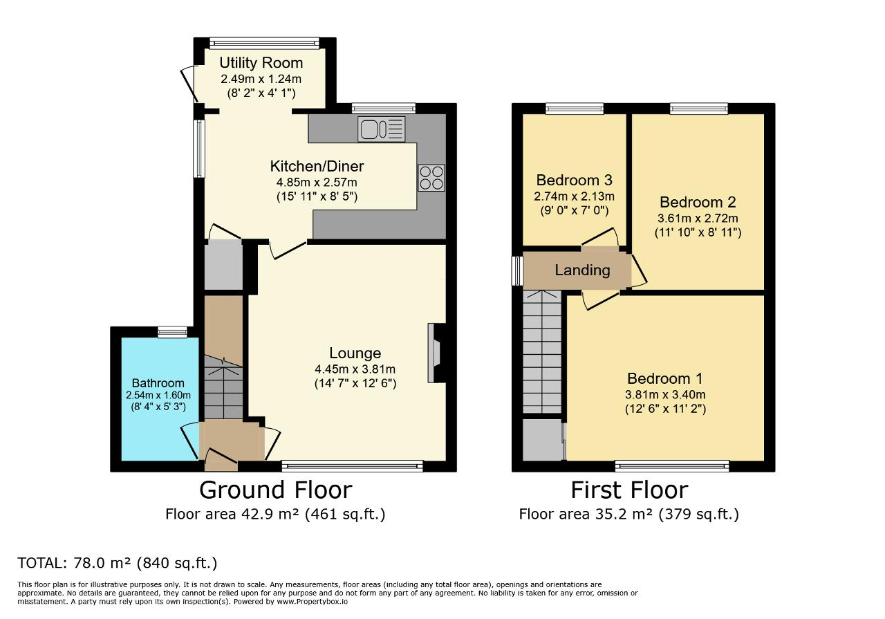 Gorefield Road, Leverington, Wisbech, Cambs PE13, 3 bedroom semi ...