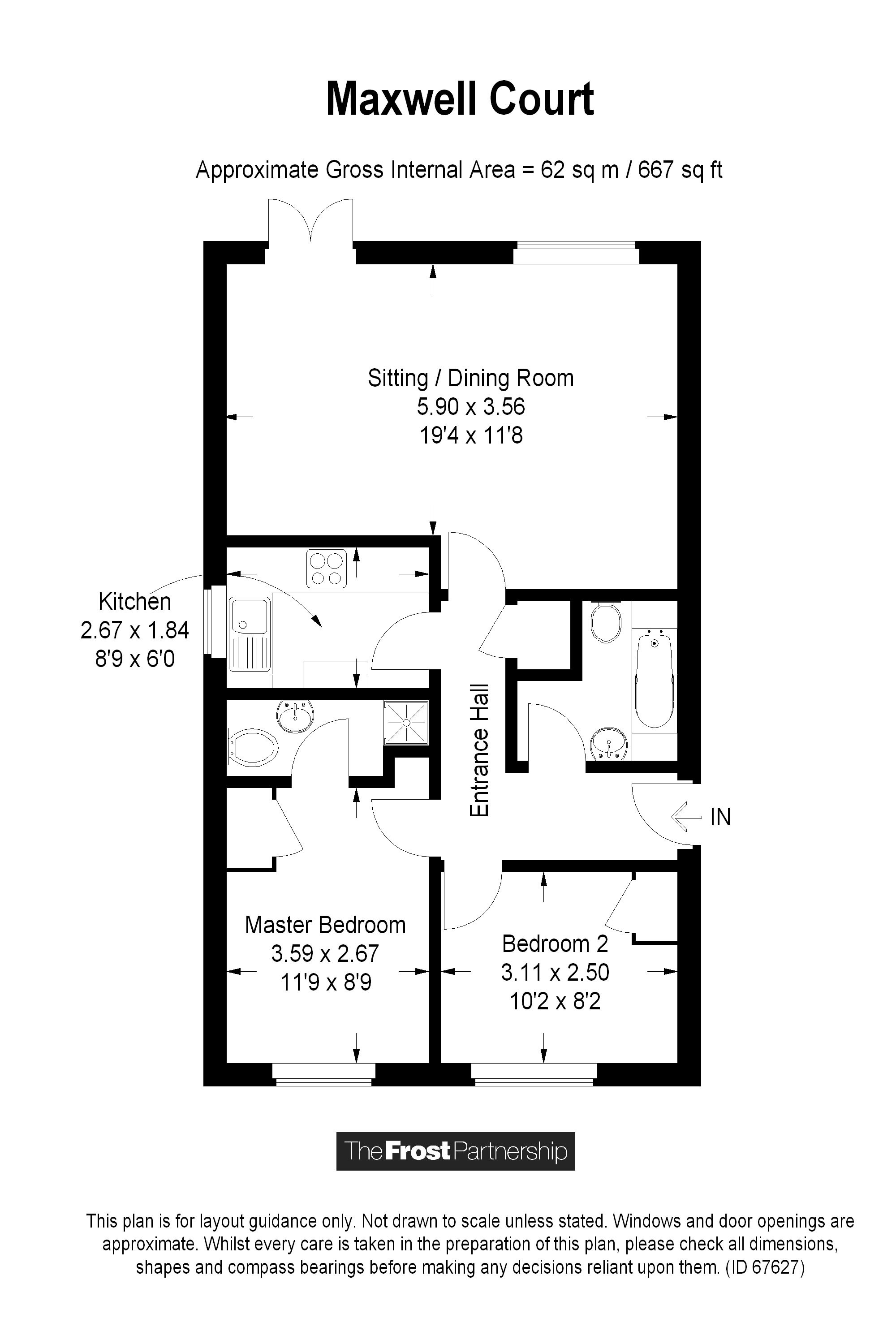 Free property report Flat 1, Maxwell Court, Windsor Lane, Burnham ...