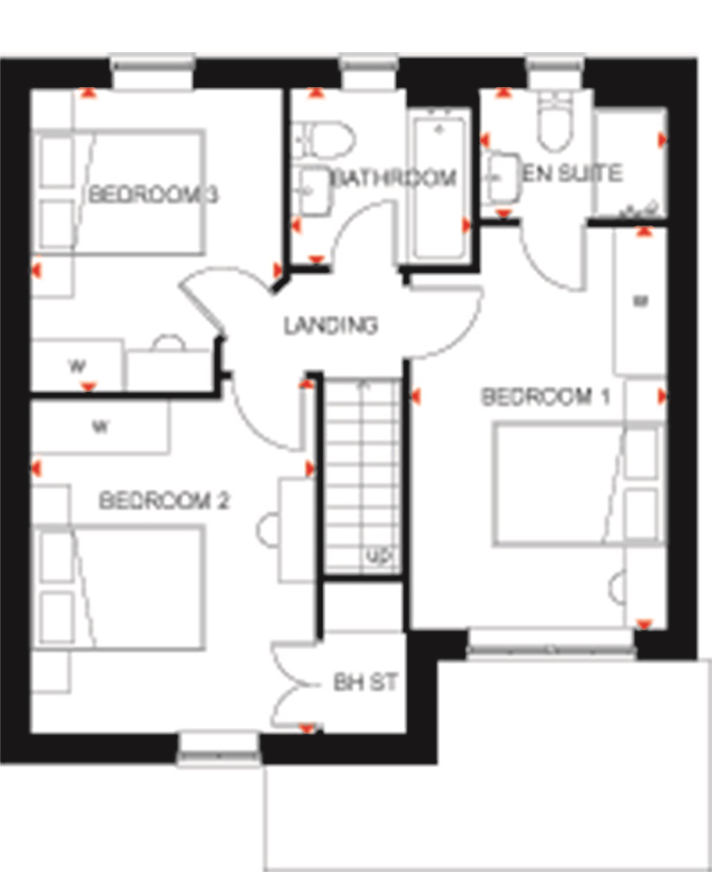"Denby" at Smiths Close, Morpeth NE61, 3 bedroom detached house for ...
