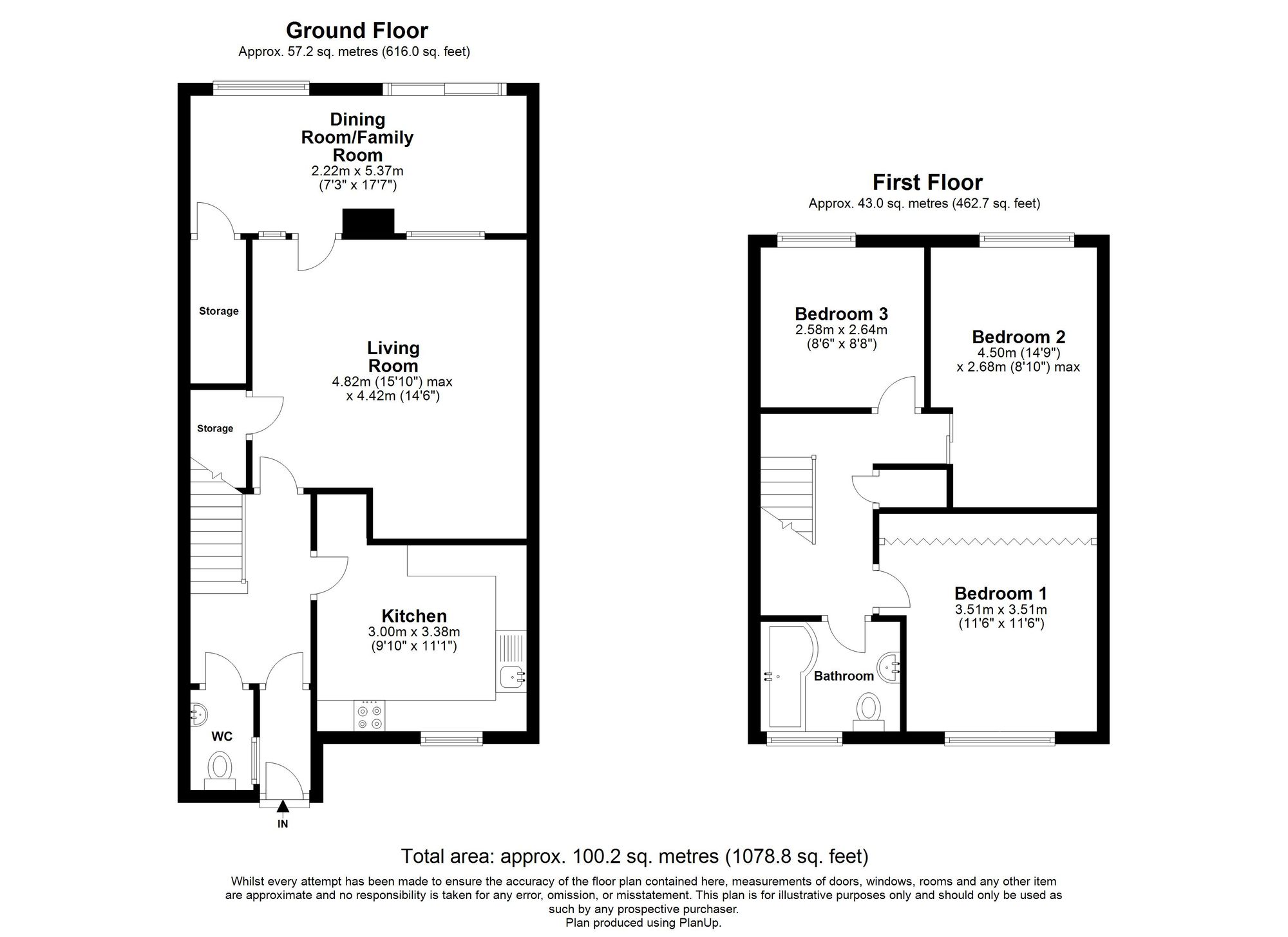 Cuckfield Close, Crawley RH11, 3 bedroom terraced house for sale ...
