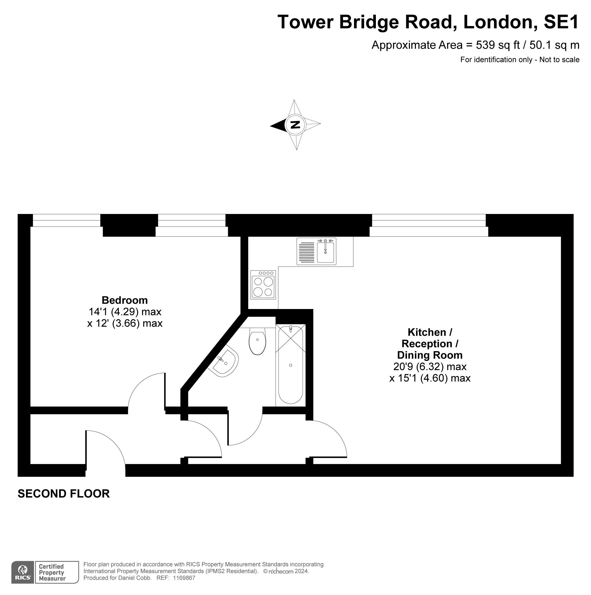Maltings Place, Tower Bridge Road, London SE1, 1 bedroom flat for sale ...