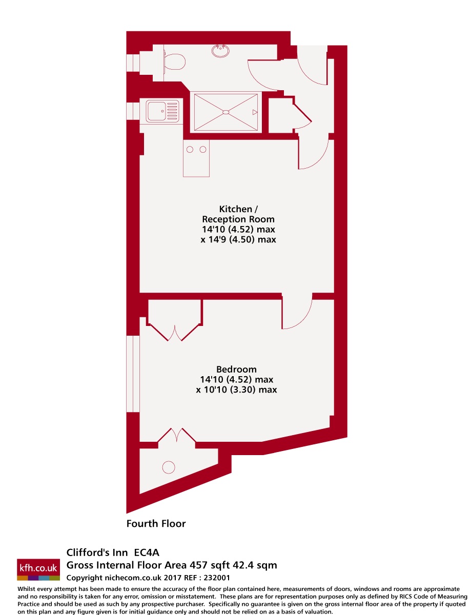 Fetter Lane, London EC4A, 1 bedroom flat to rent - 64611568 | PrimeLocation