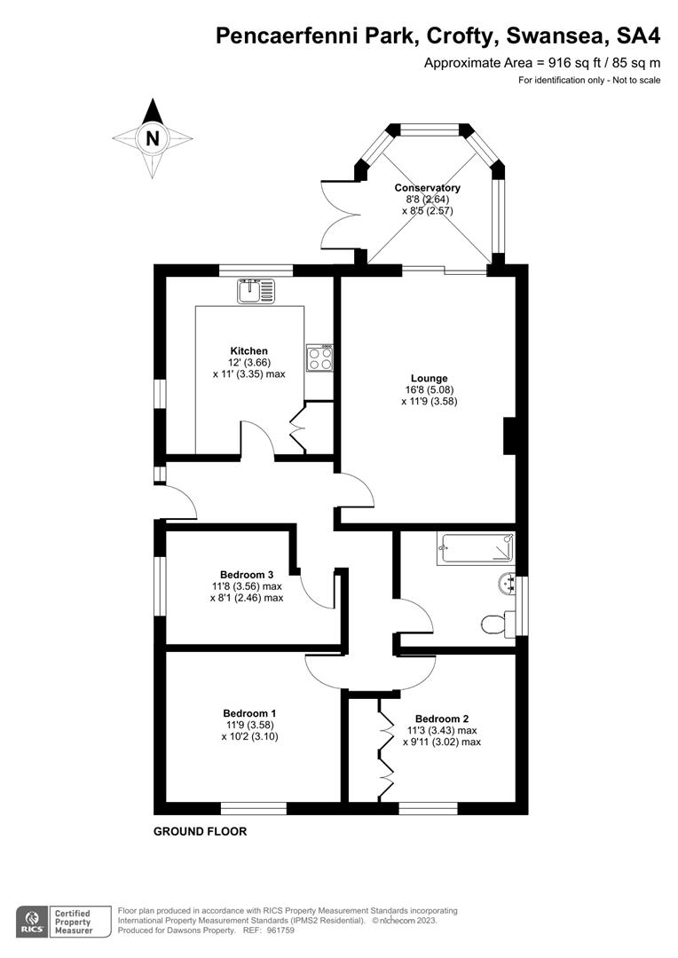 Pencaerfenni Park, Crofty, Swansea SA4, 3 bedroom detached bungalow for ...