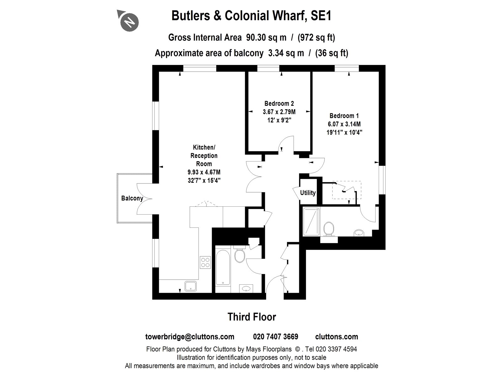 Butlers & Colonial Wharf, London SE1, 2 bedroom flat for sale ...