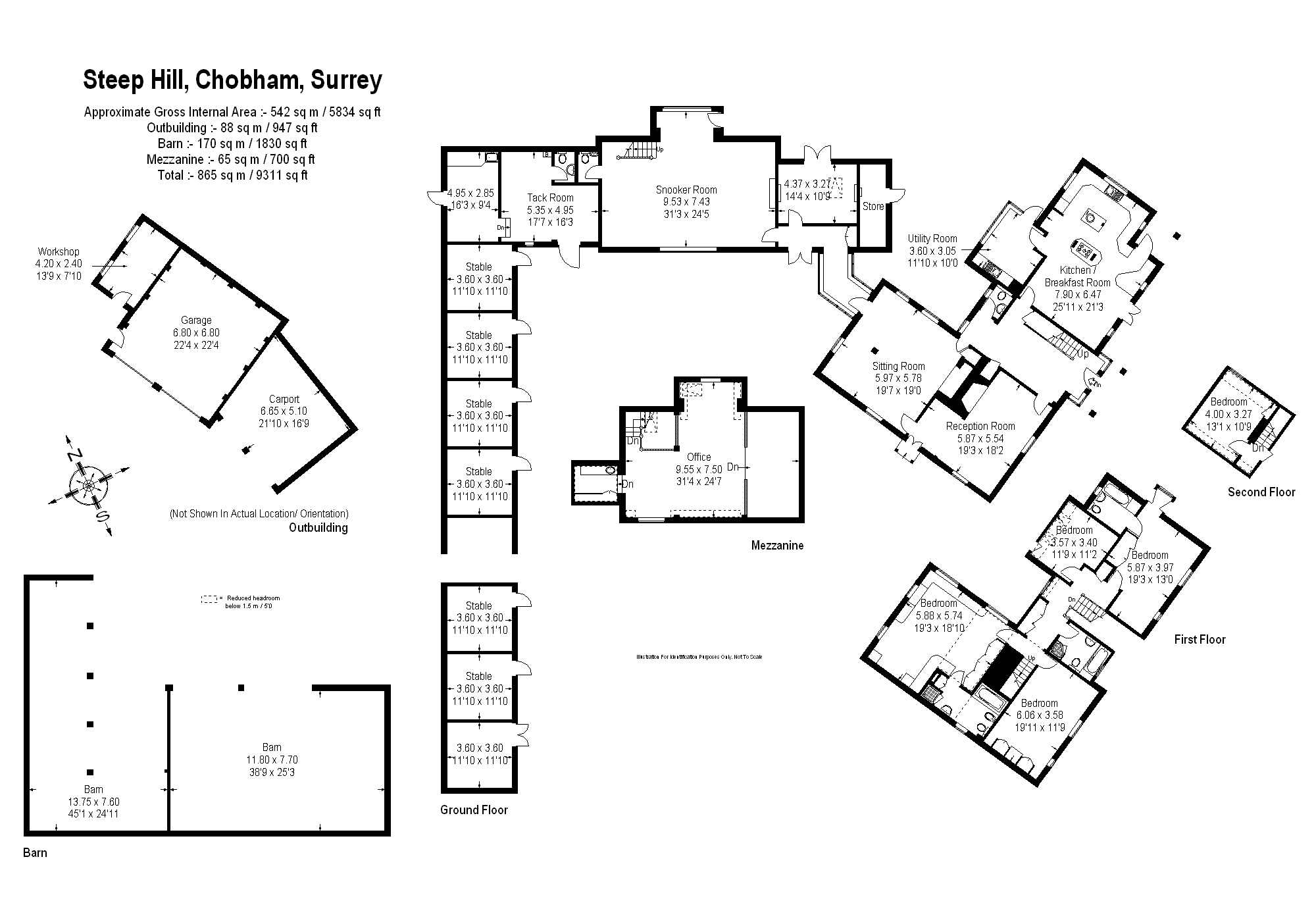 Free property report Home Farm House, Steep Hill, Chobham, Woking, GU24 ...