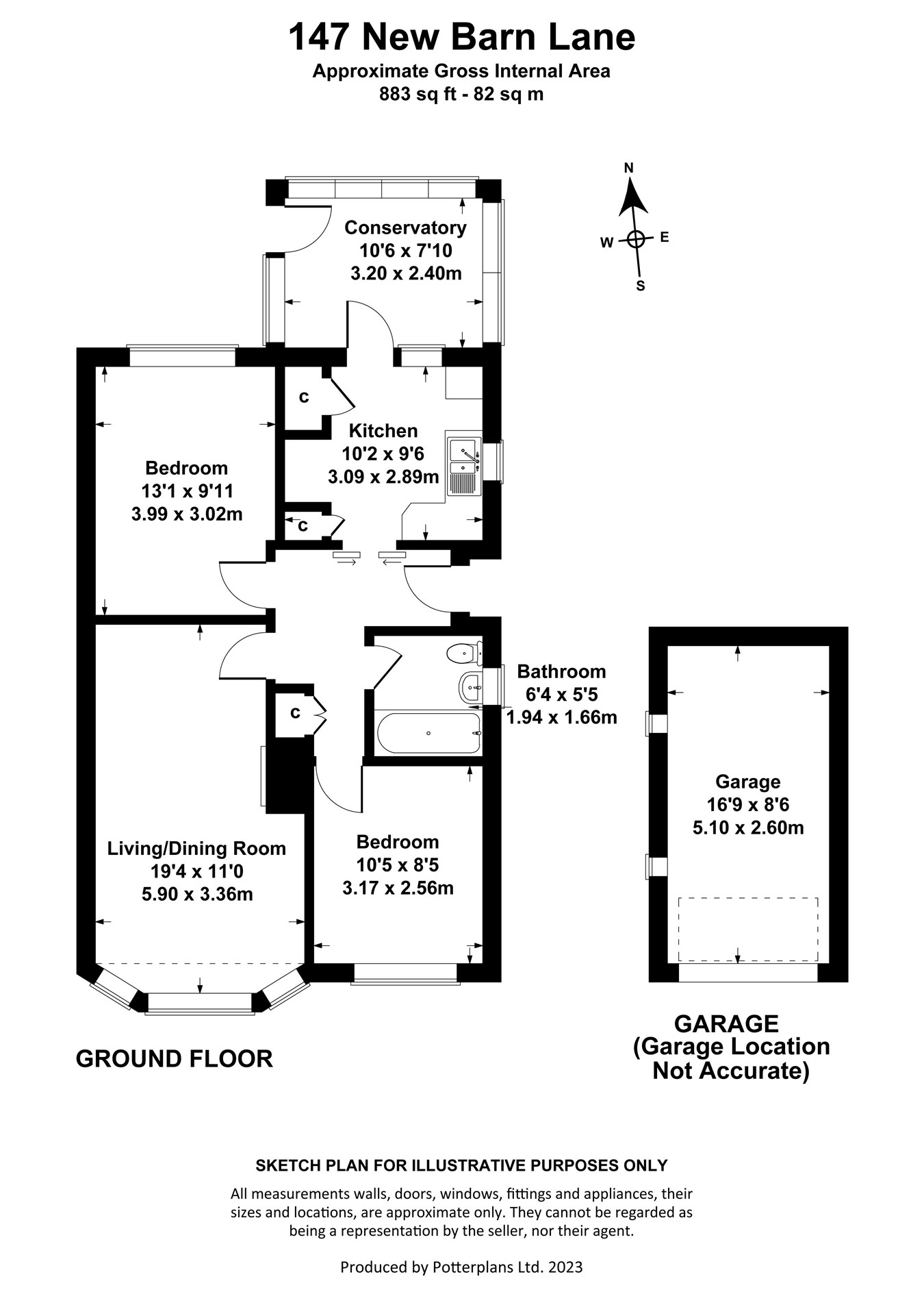 New Barn Lane, Prestbury, Cheltenham GL52, 2 bedroom bungalow for sale ...