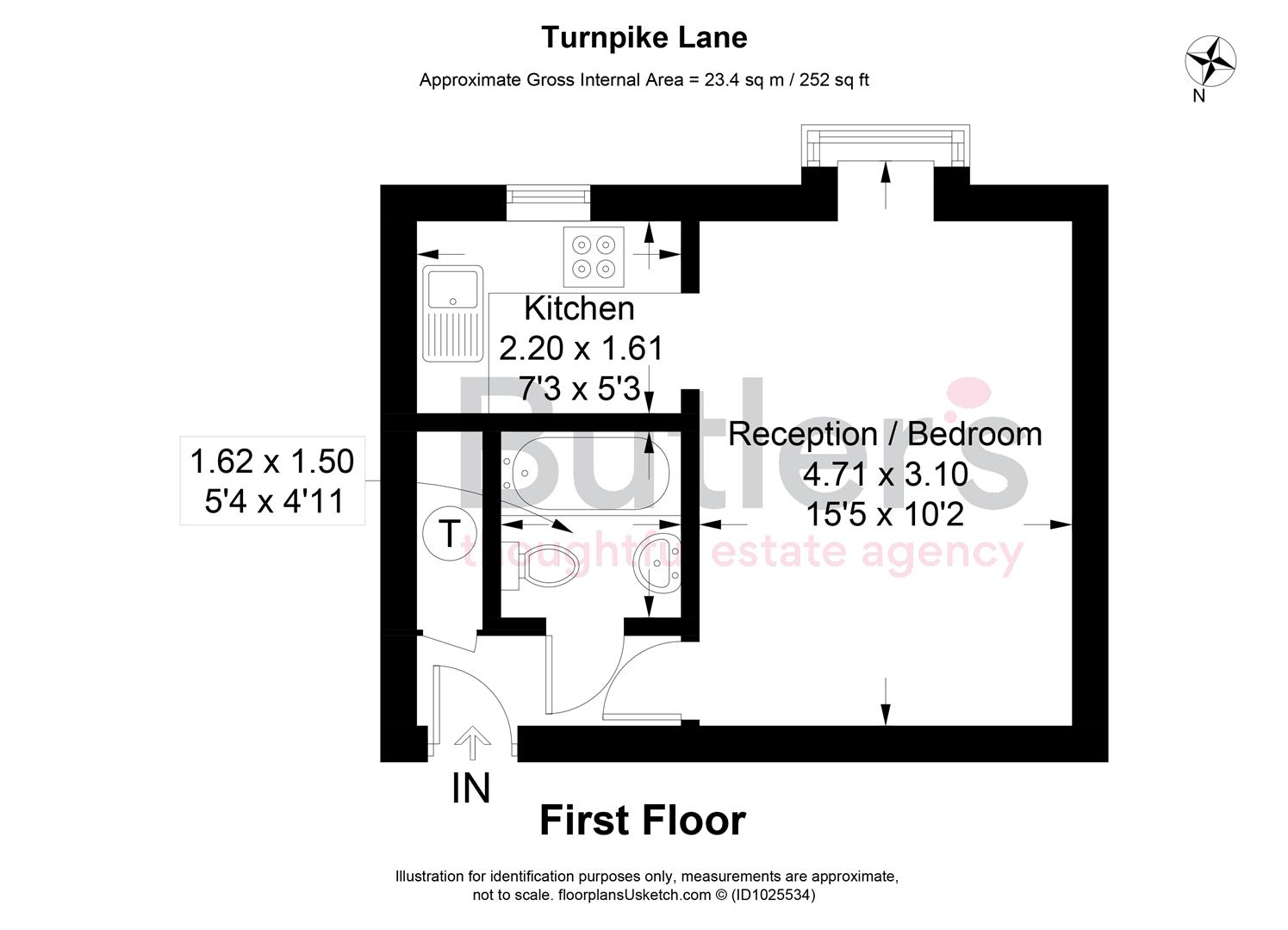 Studio for sale in Turnpike Lane, Sutton SM1 - 68457381 - Zoopla