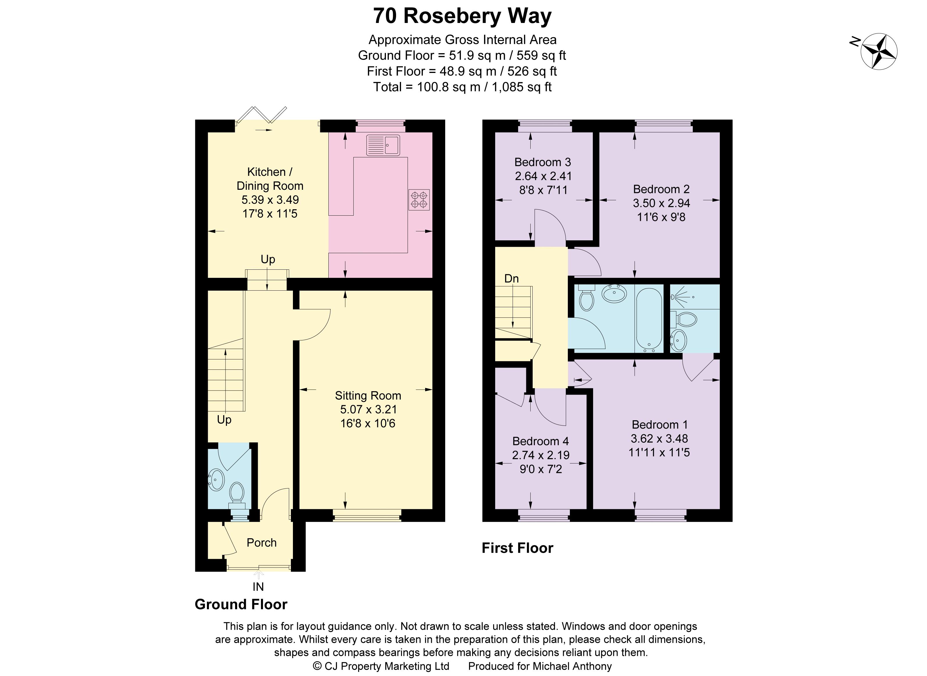 Rosebery Way, Tring HP23, 4 bedroom terraced house for sale - 56044258 ...