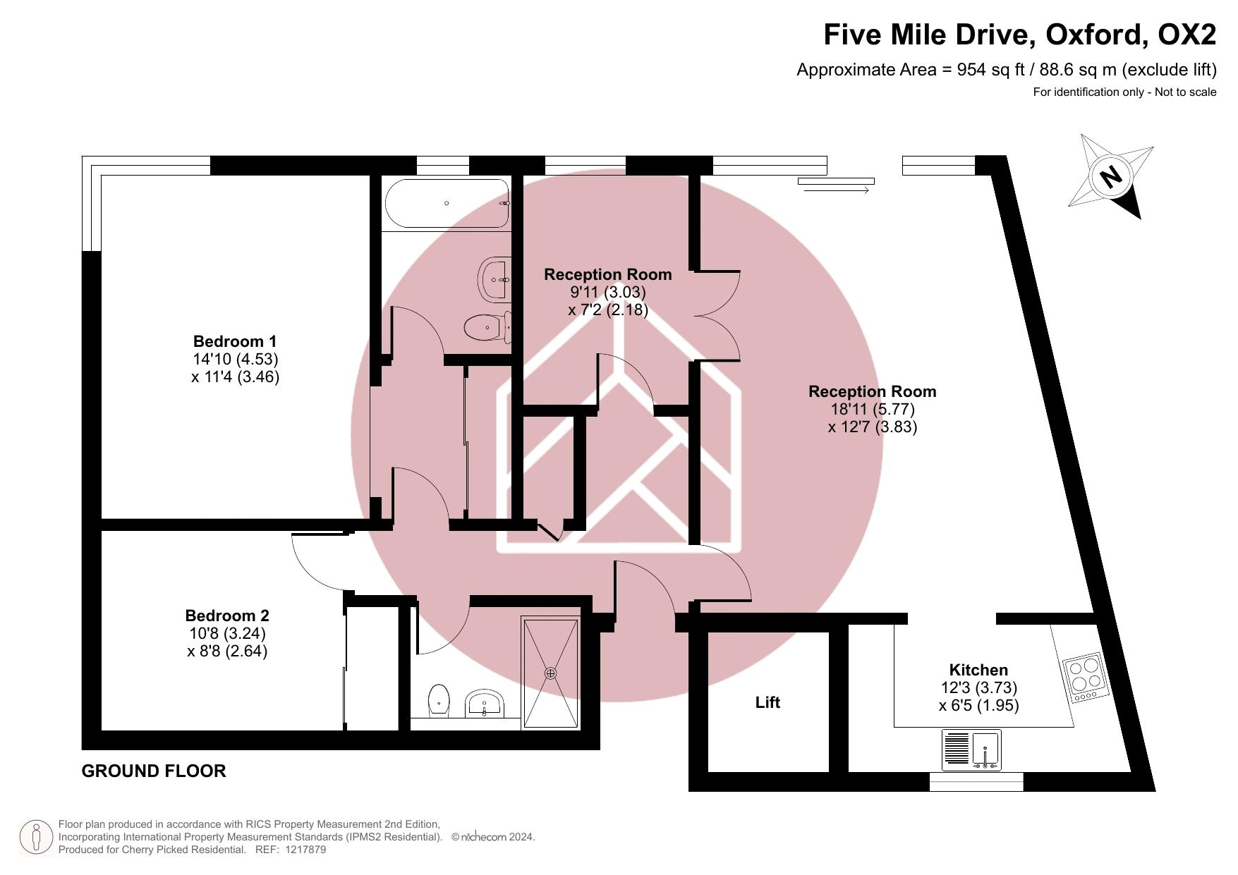 Five Mile Drive, Oxford OX2, 2 bedroom flat for sale - 69071527 ...